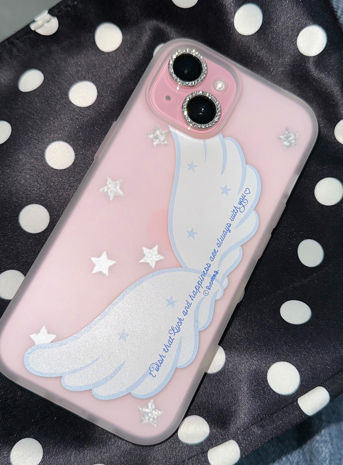 린콤마 angel wing phone case (반투명 젤리) - 위시버킷