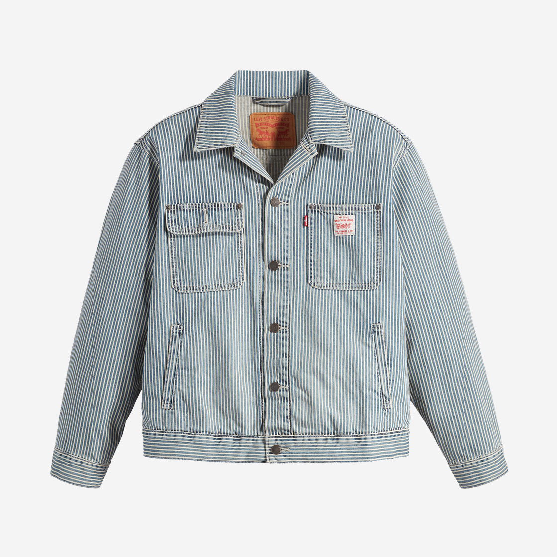 리바이스 Levi's Workwear Sunrise Trucker Jacket Stripe - 위시버킷
