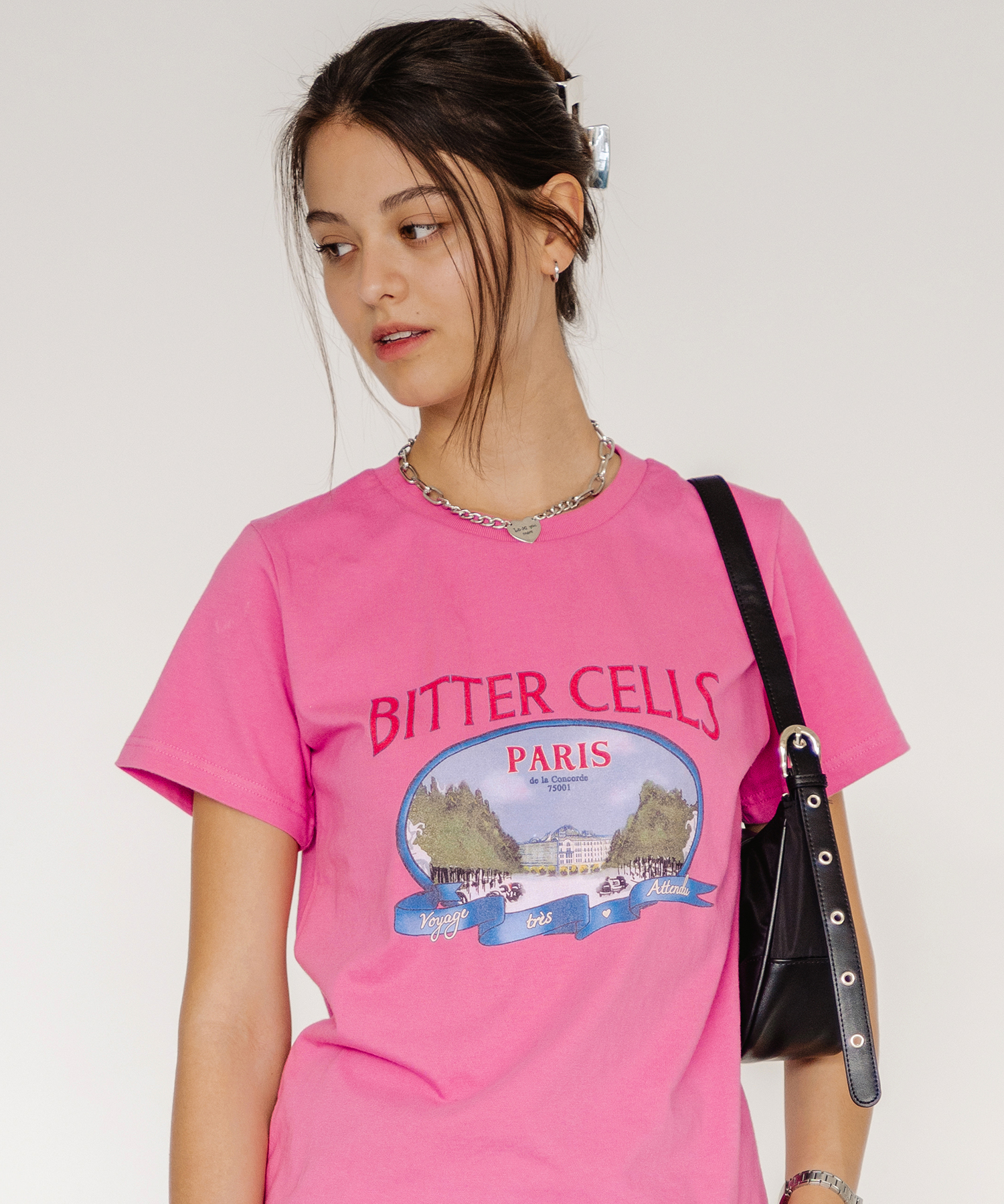 비터셀즈 Palace Tee-Pink - 위시버킷