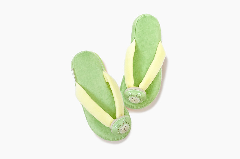 크래프트홀릭 KIWI SLOTH FLIP FLOPS - 위시버킷