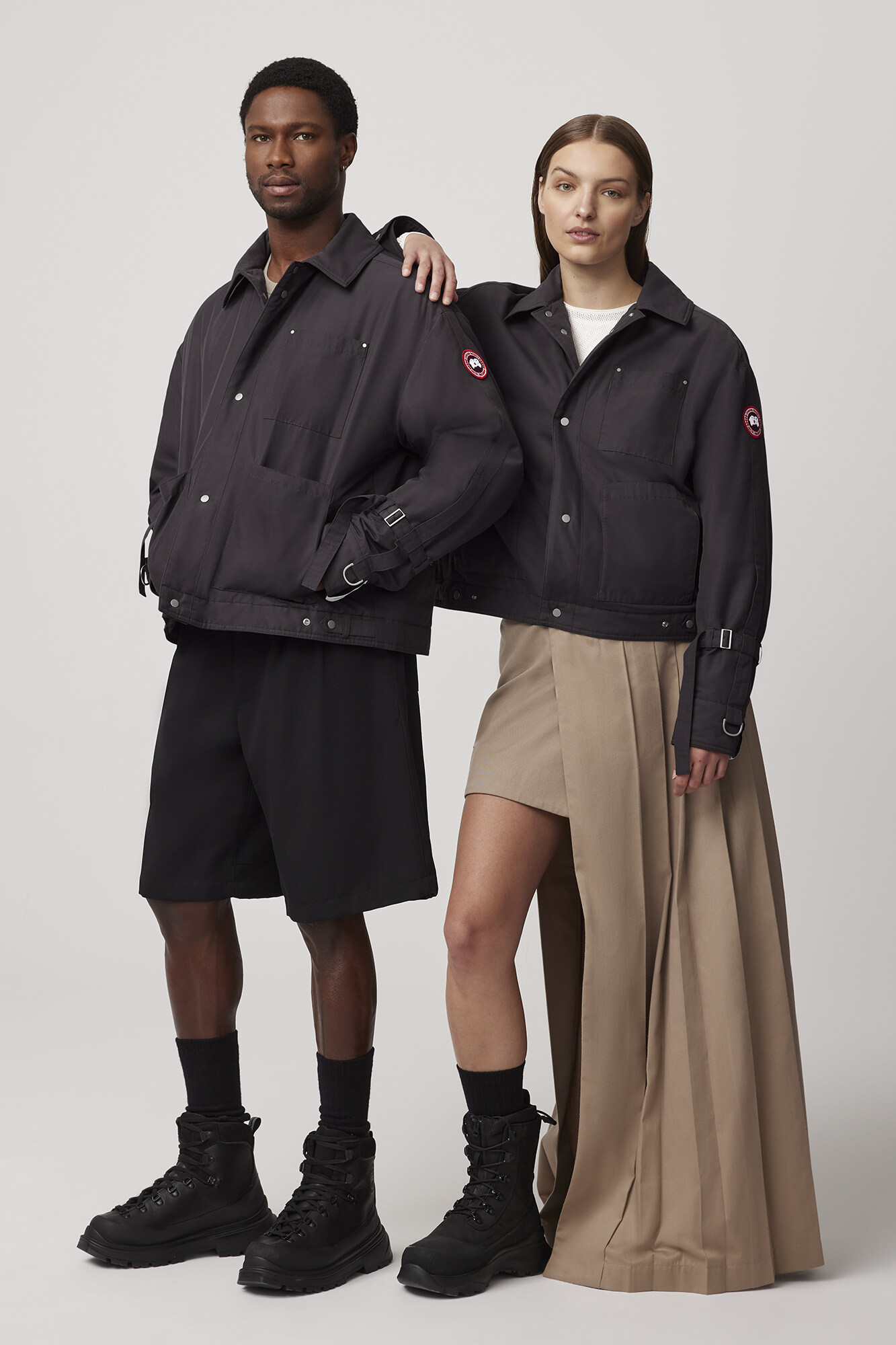 캐나다구스 Padded Trucker Strap Jacket - 위시버킷