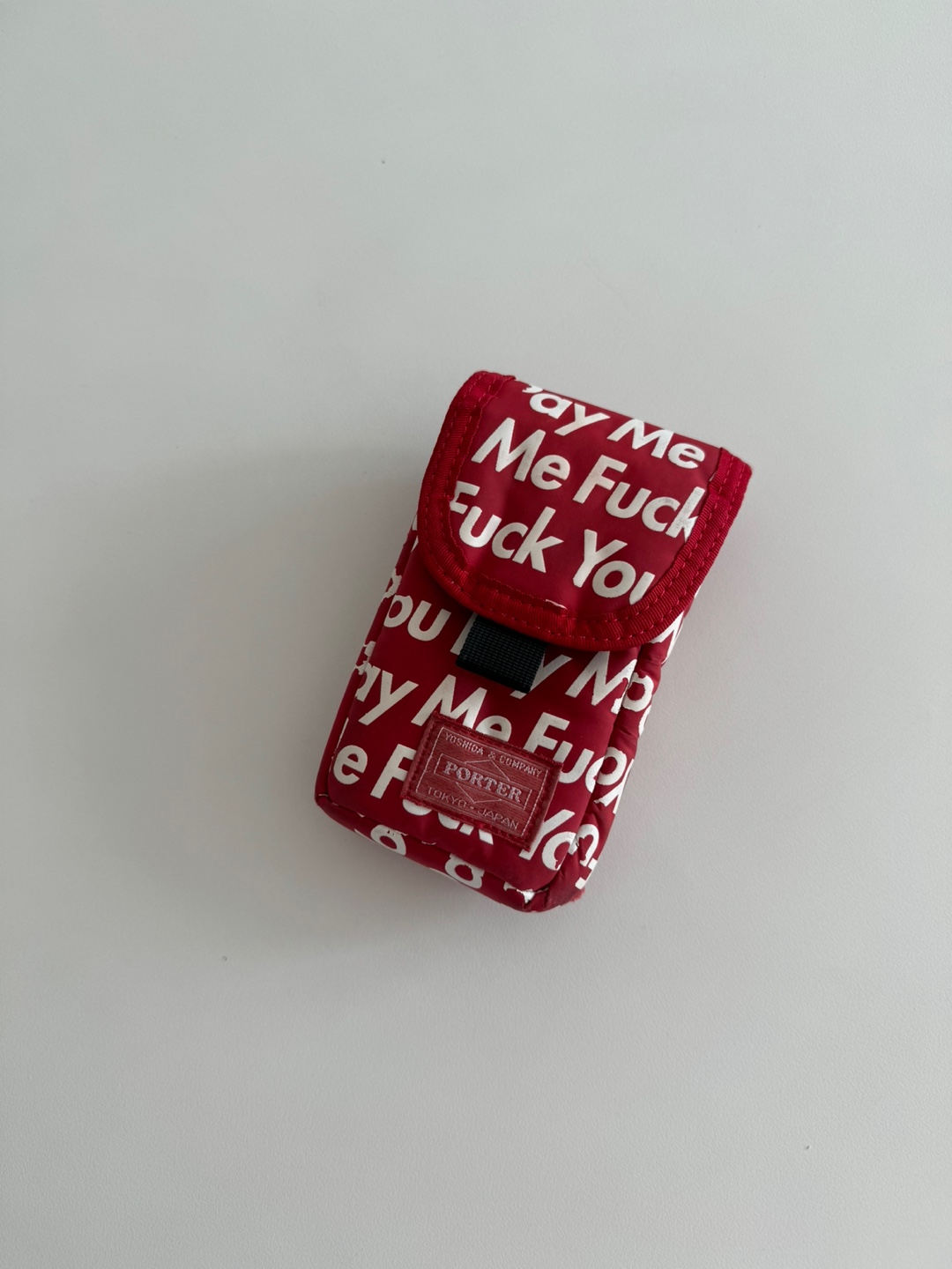 레어피스 12fw Supreme x Porter iPhone case - 위시버킷