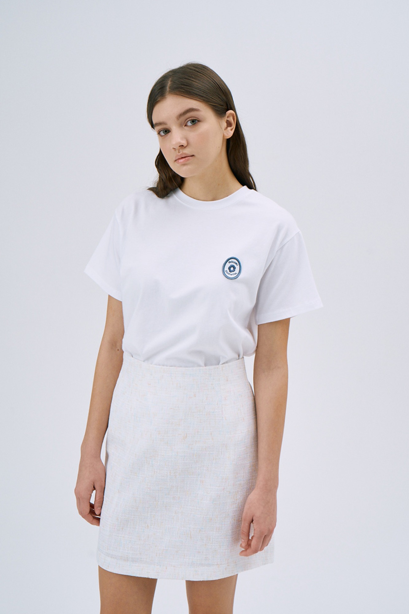 이로우리 Logo Patch T-Shirt (4color) - 위시버킷