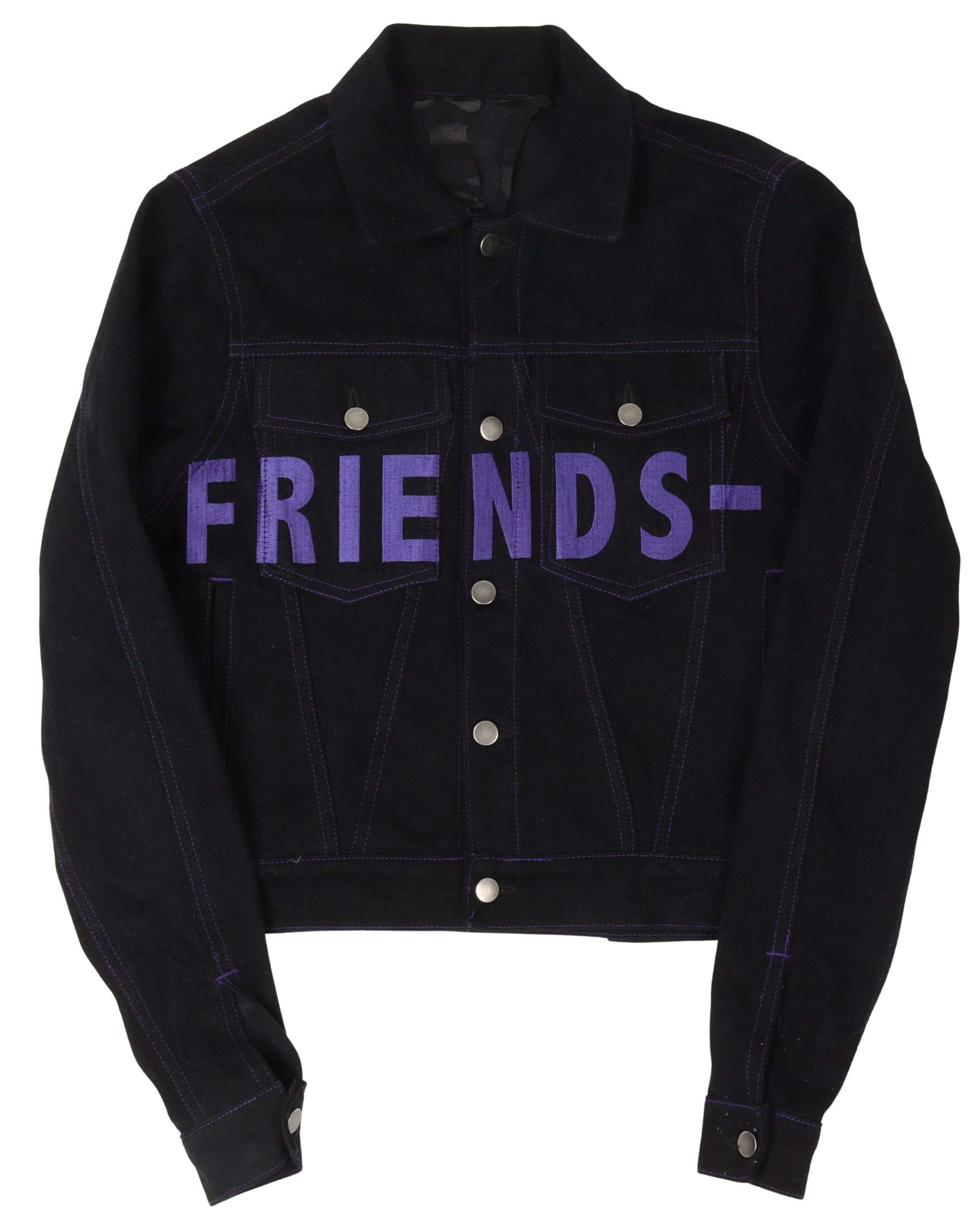 브이론 Friends Denim Jacket - S - 위시버킷