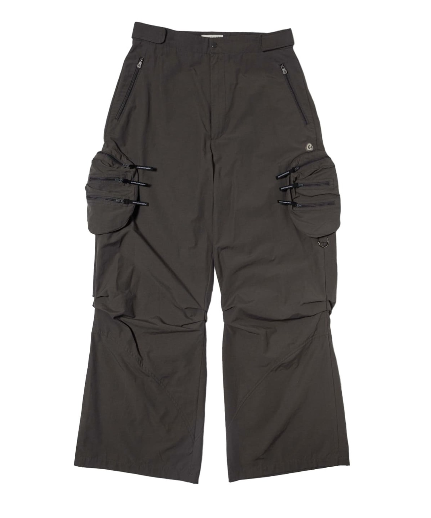 코이세이오 CIRCLE POCKET PANTS GREY - 위시버킷