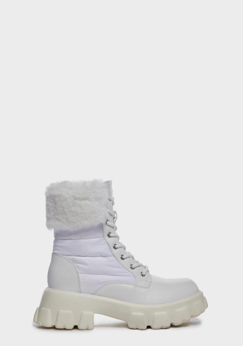 돌스킬 Icy Missing Pieces Combat Boots - US 5 1/2 - 위시버킷