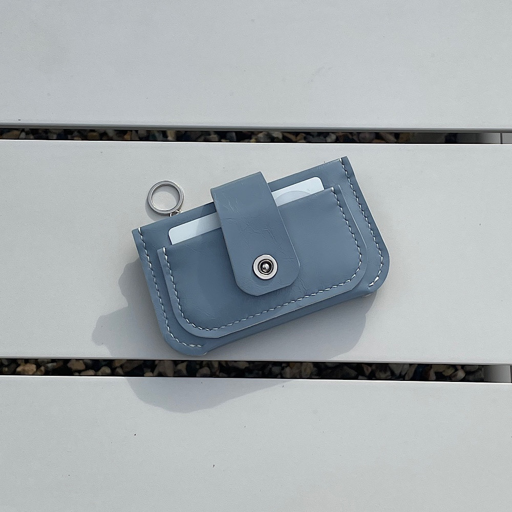 린도오브제 Lindo Card Wallet (Blue) - 위시버킷