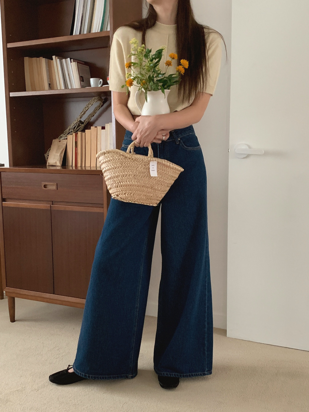 아이원트 Grow Denim Pants - 위시버킷
