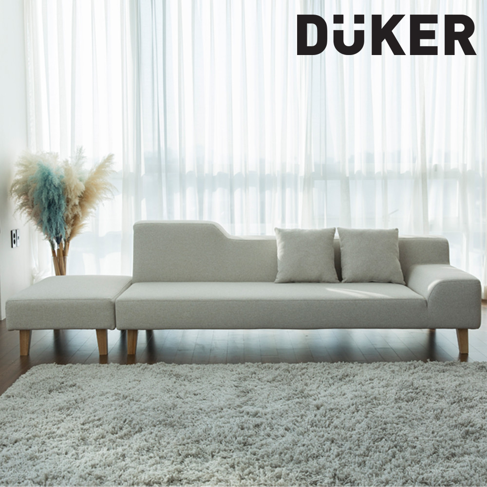 듀커소파 듀커소파 DK205 3인 베이지 워셔블+풀커버링 패브릭 소파 - 위시버킷
