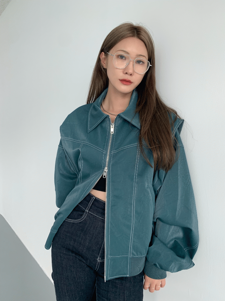 웨스트서울 [UNISEX] VIPER LEATHER JK (2C) - 위시버킷