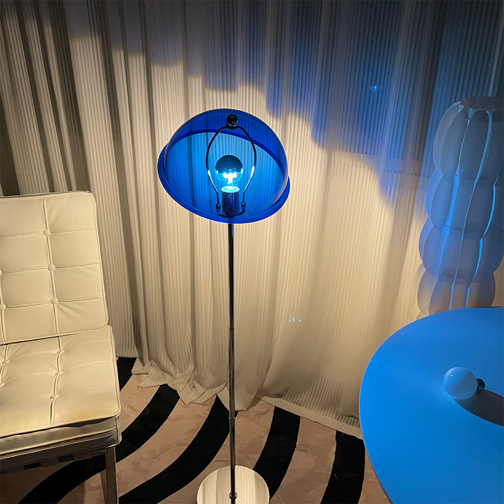 셀렉티드커스텀 셀렉티드커스텀 컬러 아크릴 Led 거실 플로어램프 장스탠드조명 인테리어 블루 옐로우 위시버킷