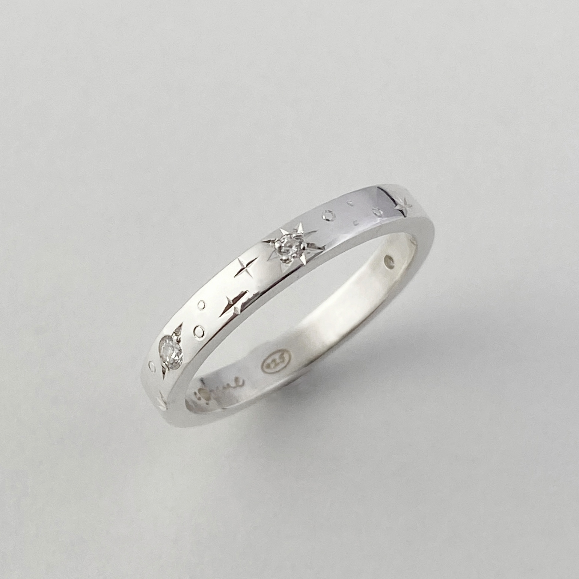 오브룬 Planet Silver Ring (Flat)_3mm - 위시버킷