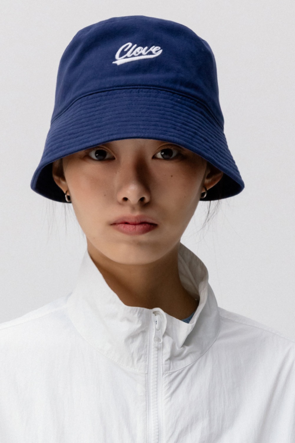 클로브 [24SS clove] Cotton Bucket Hat (Navy) - 위시버킷