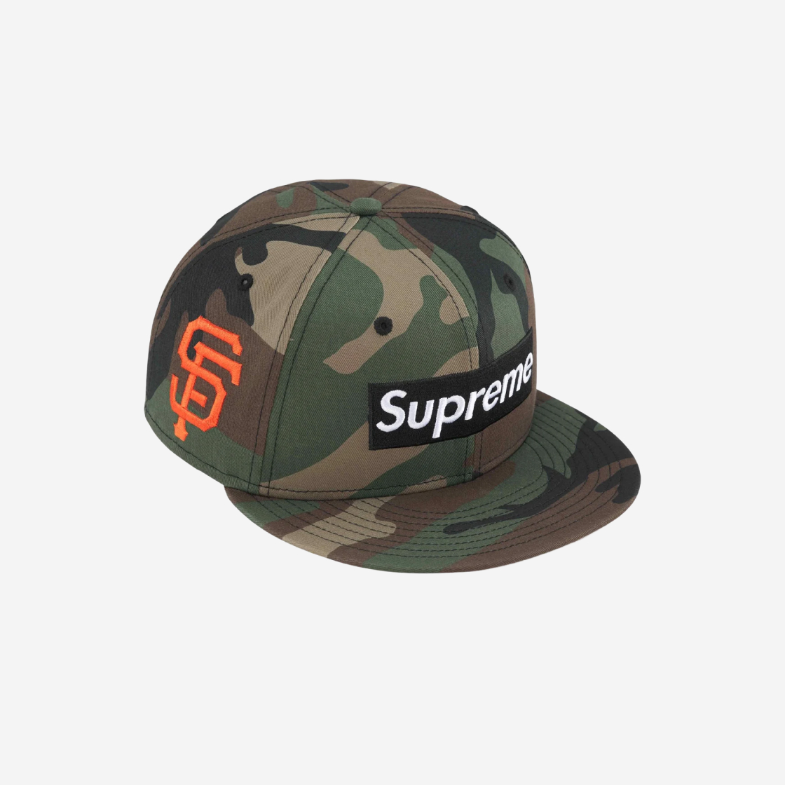 슈프림 Supreme x MLB Teams Box Logo New Era Woodland Camo San Francisco ...