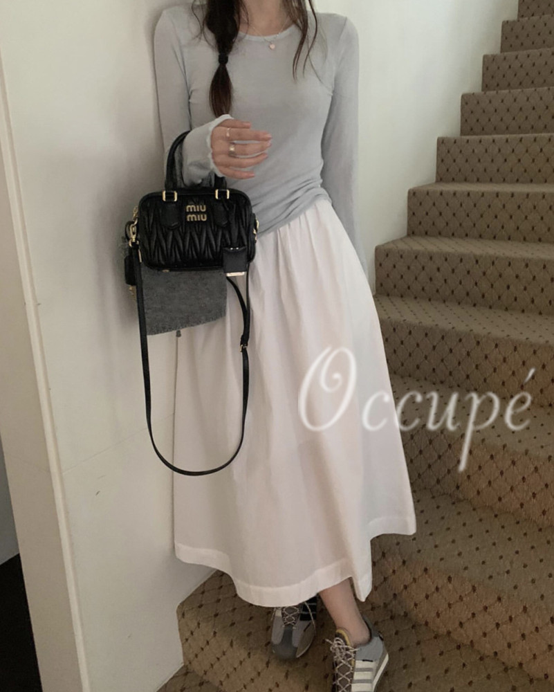 프리티영띵 pyt 프리티영띵 멜로우 플레어 스커트 (2col) 프영띵 - 위시버킷