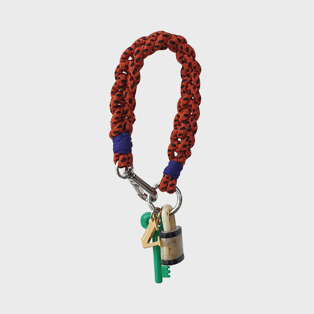 벵디 [VĔNGDI] Rockey Key Ring_Brown - 위시버킷