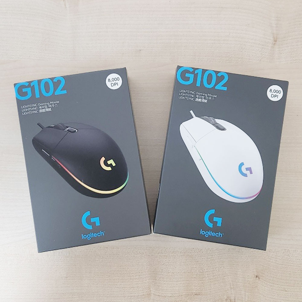 로지텍 국내 정품 로지텍 코리아 G102 2세대 LIGHTSYNC 마우스 오늘출발 내일도착 우체국택배 - 위시버킷