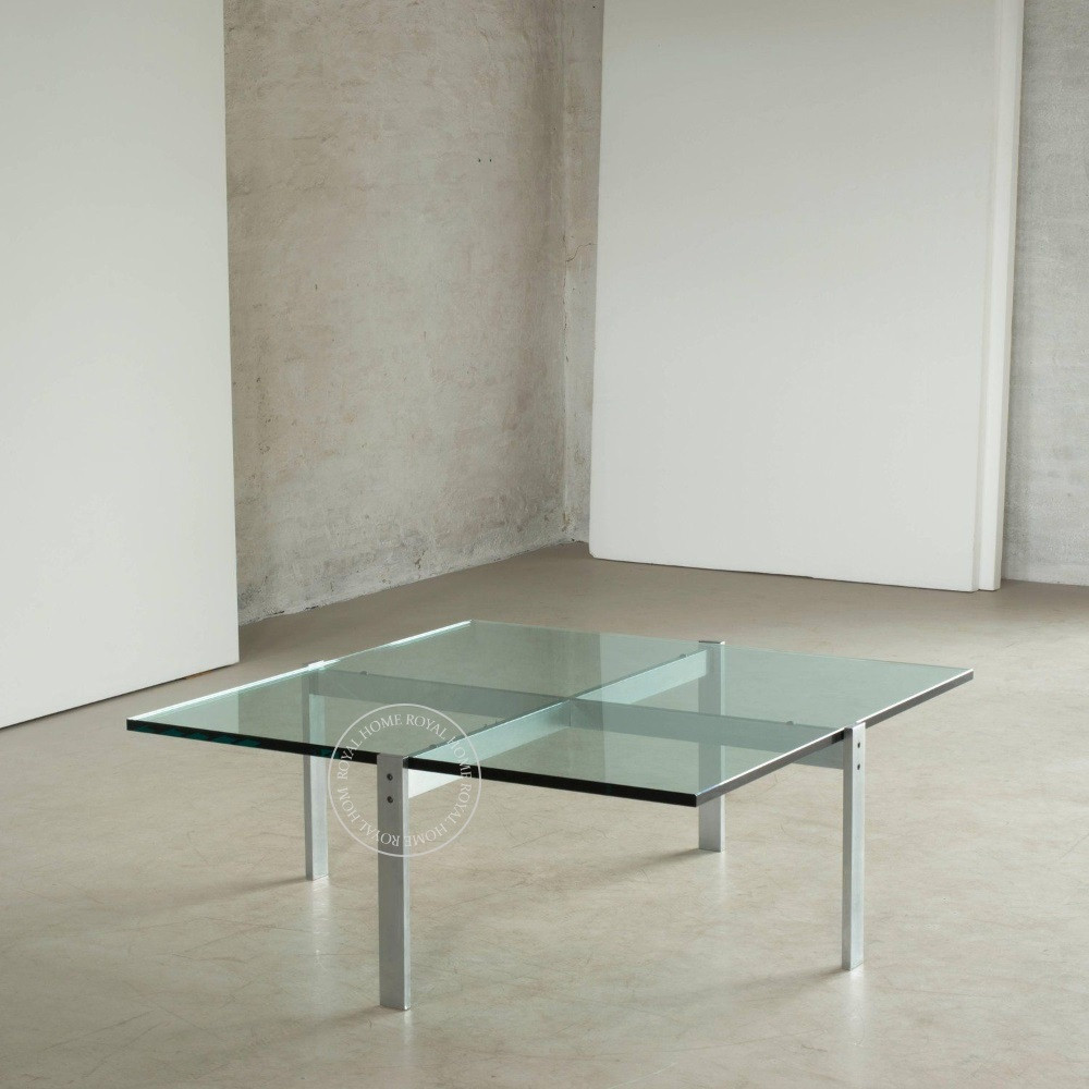 로얄홈 모던미드센추리 PK65 강화유리 거실 소파 커피 티테이블 - 위시버킷