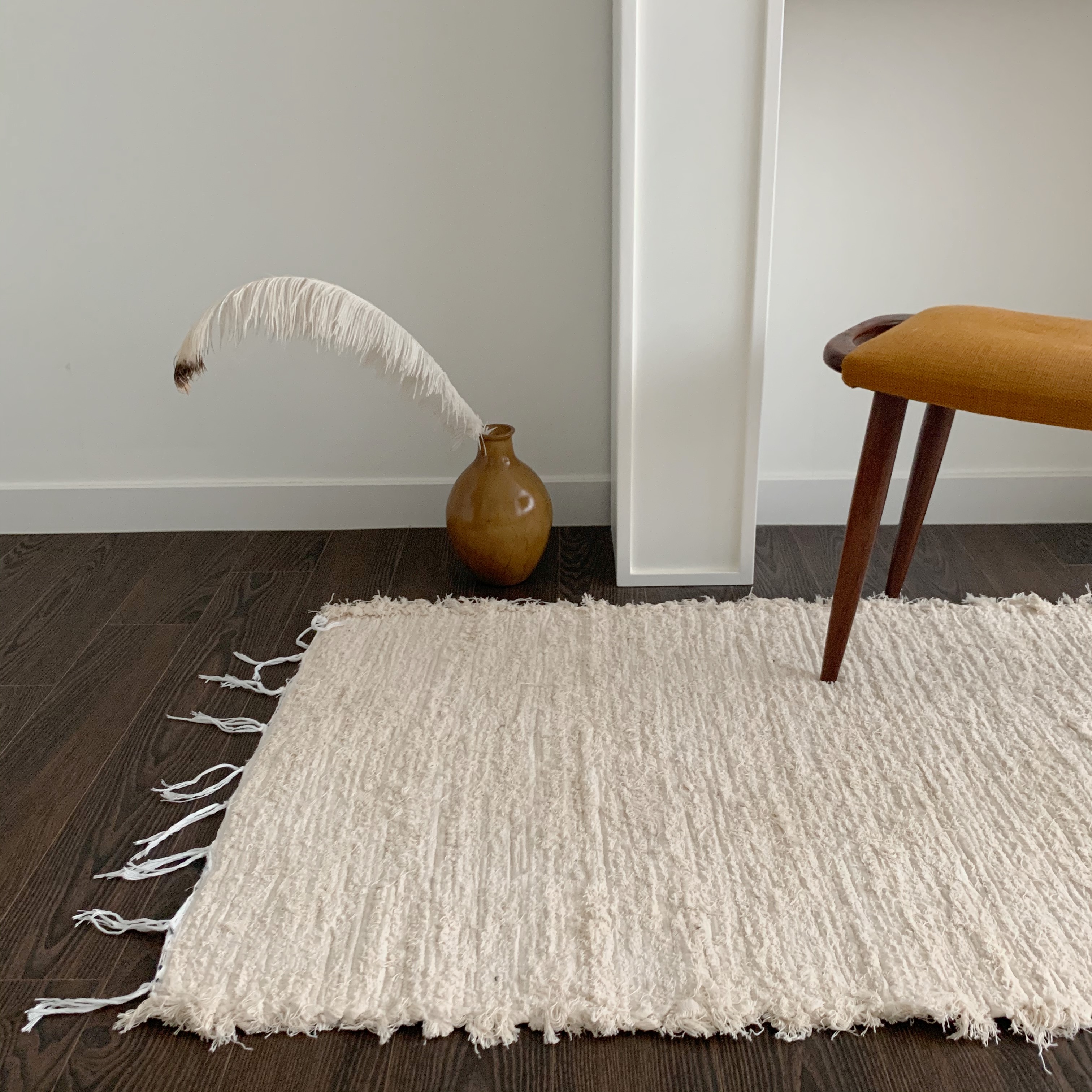 라파르마 Handmade wooven cotton rug - 위시버킷