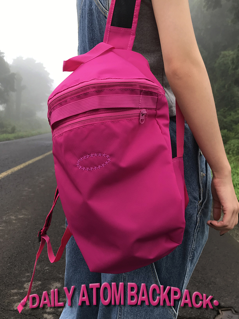 아케 DAILY ATOM BACKPACK (pink / black) - 위시버킷