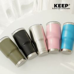 킵 KEEP KEEP 캠핑 대용량 보온 보냉 머그 컵 텀블러 900ml - 위시버킷
