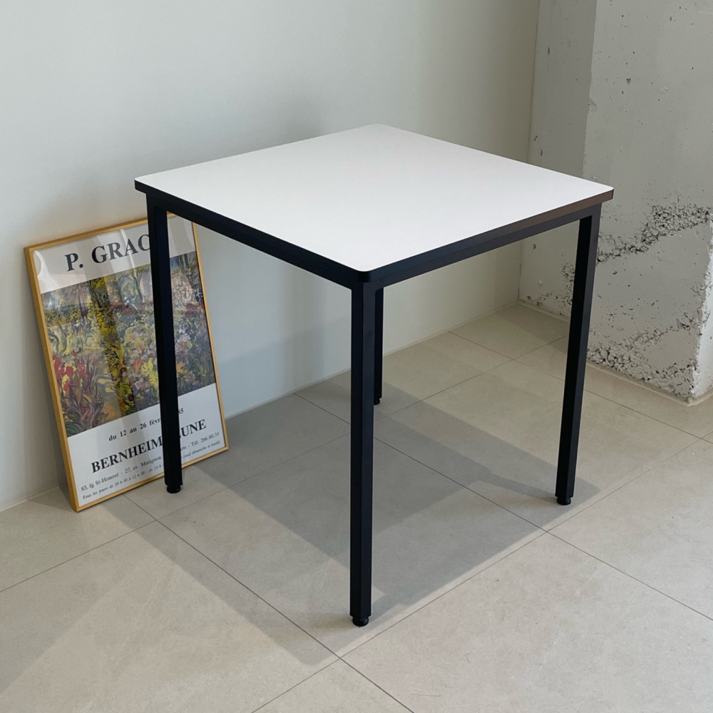 930퍼니처 [930퍼니처] 노멀테이블 카페 인테리어 화이트 HPL 호마이카 사각 2인 4인 식탁 - 위시버킷