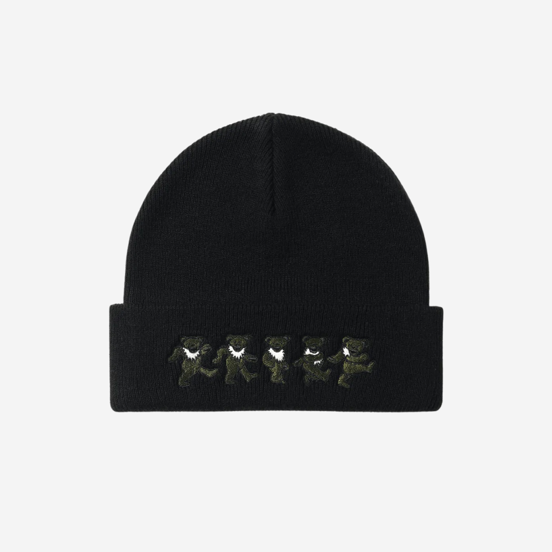 디스이즈네버댓 Thisisneverthat x Grateful Dead Dancing Bears Beanie Black - 위시버킷