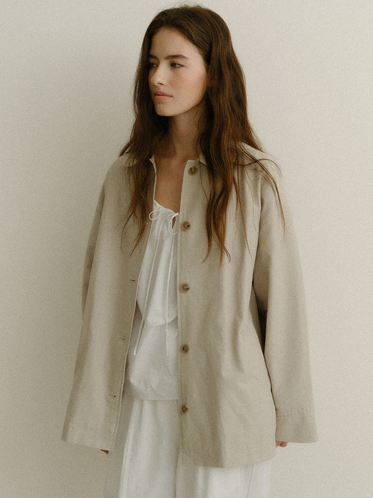 lenil Margot Jacket (Beige) - 위시버킷