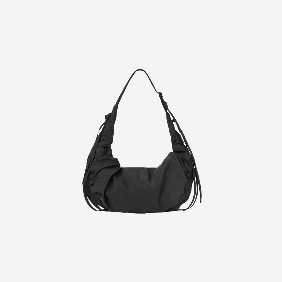코스 COS Canopy Nylon Mini Crossbody Bag Black - 위시버킷