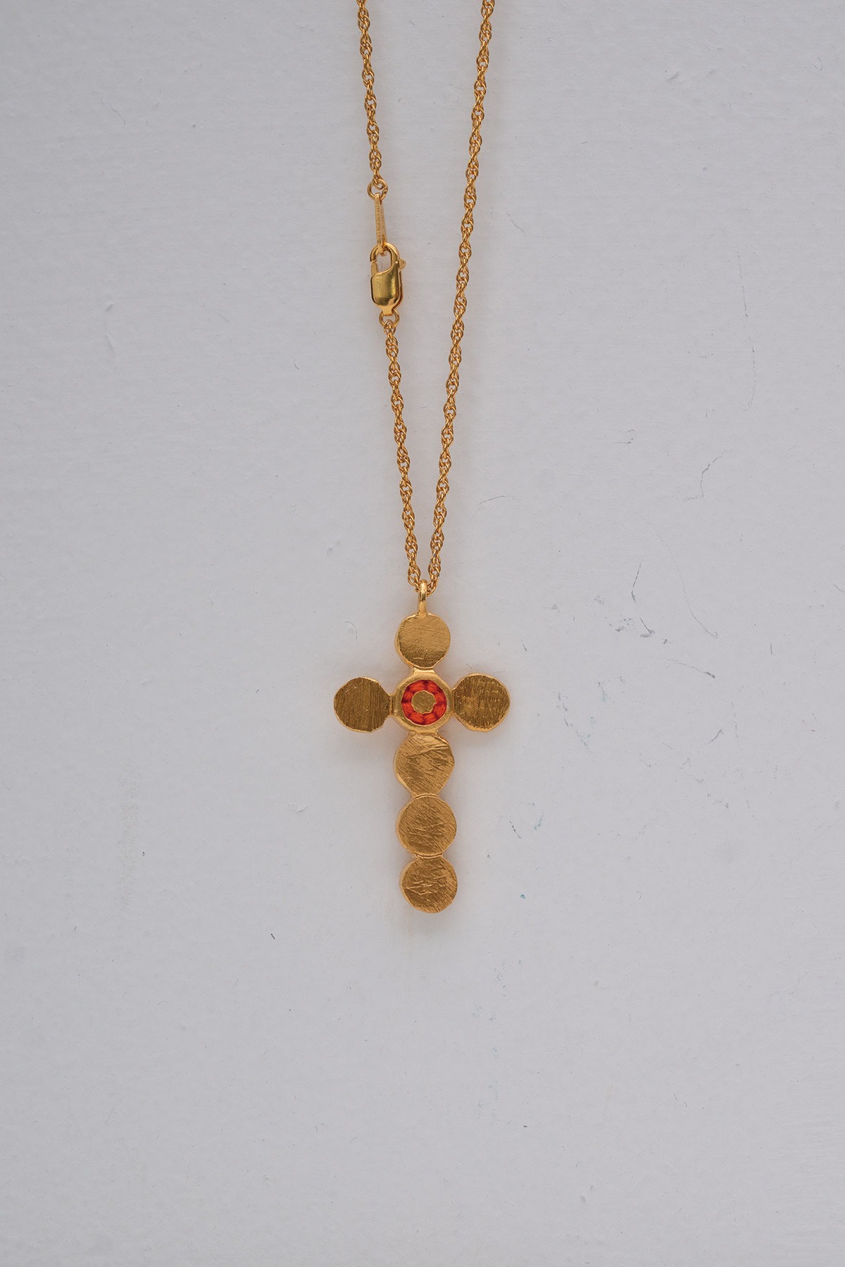 애 AE CROSS NECKLACE [GOLD] - 위시버킷