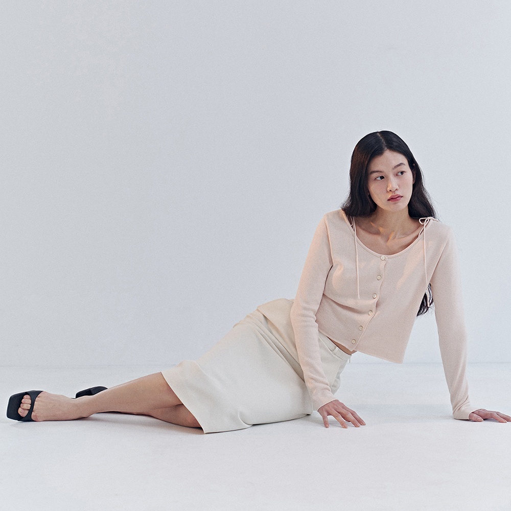 르베인 May Cardigan(Shell Pink) - 위시버킷