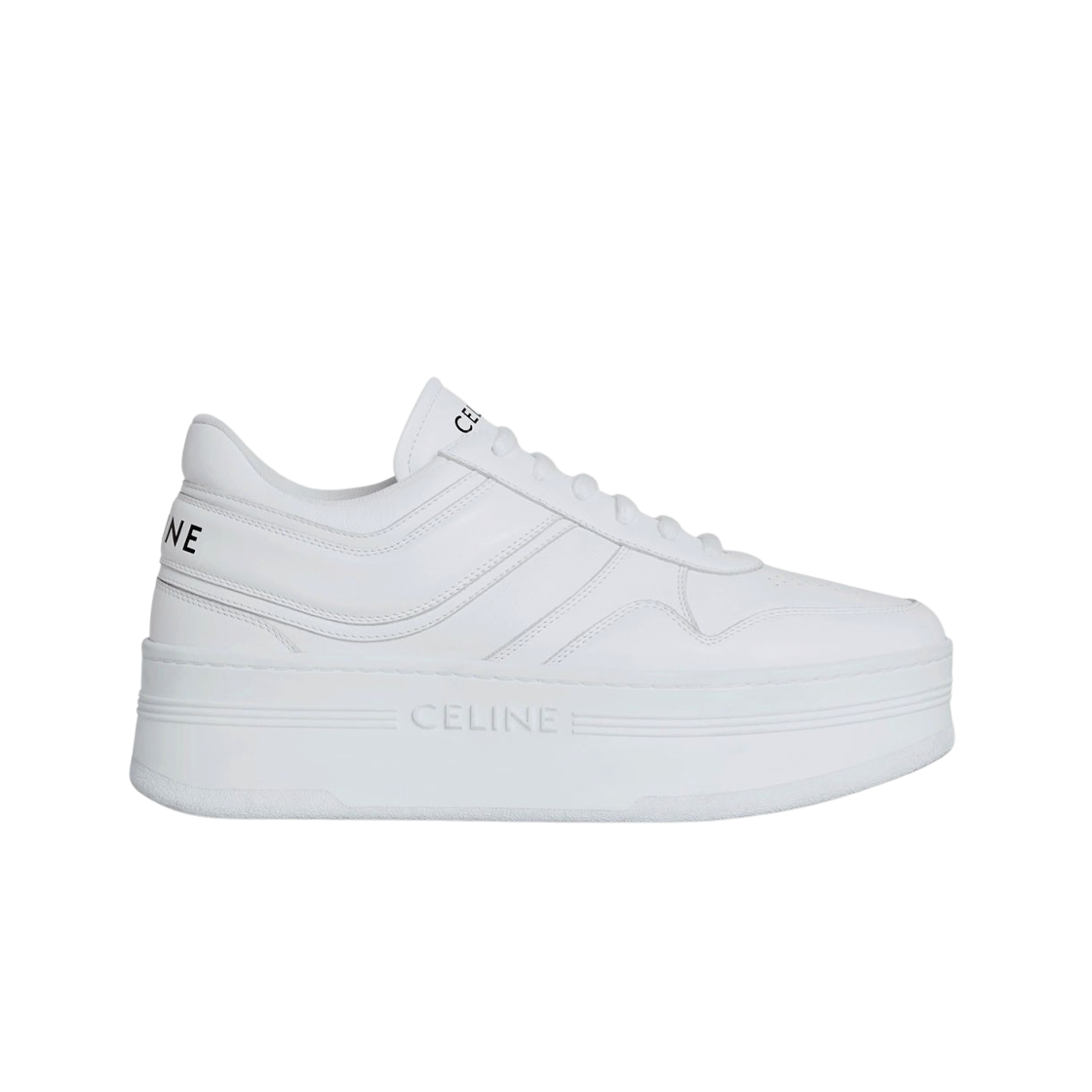 셀린느 (W) Celine Wedge Outsole Block Sneakers Optic White - 위시버킷