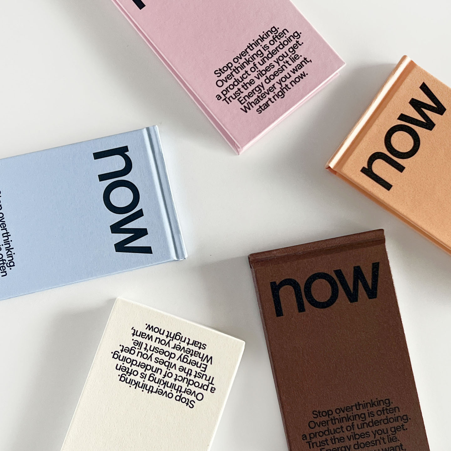 OAB now diary 나우 다이어리 핑크 블루 오렌지 브라운 크림 아이보리 바닐라 초코 만년형 플래너 스케줄러 - 위시버킷