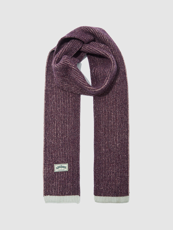 런던언더그라운드 Dipping edge muffler_Purple - 위시버킷