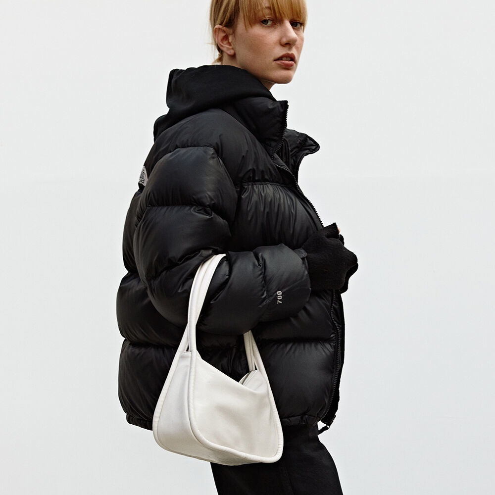 여밈 mini ridge bag (crinkle white) - 위시버킷