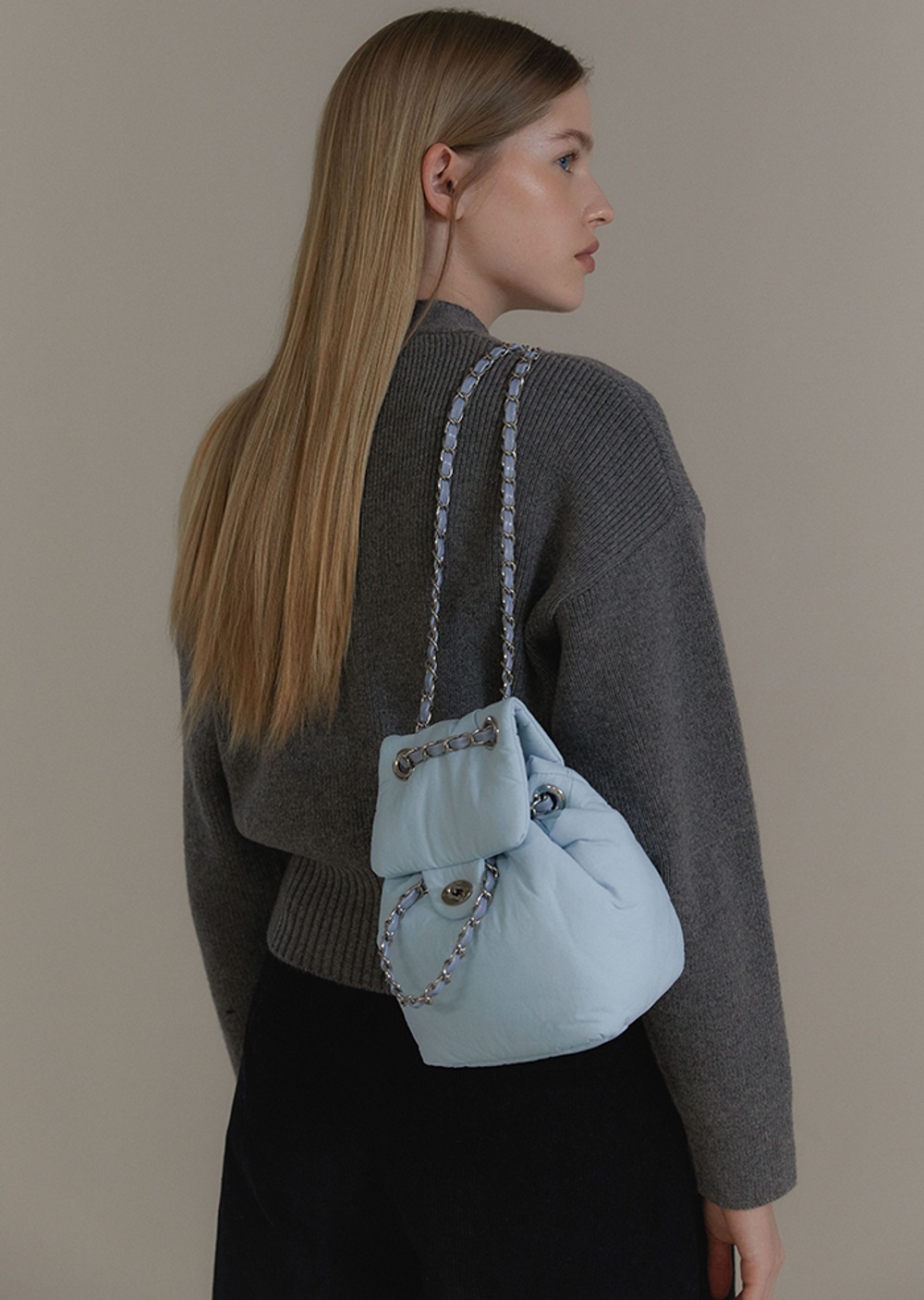 아노에틱 ANC PADDING CLASSIC BACKPACK_SKY BLUE - 위시버킷