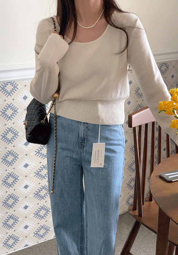 멜로즈무드 피스유넥nt(5color) - 위시버킷