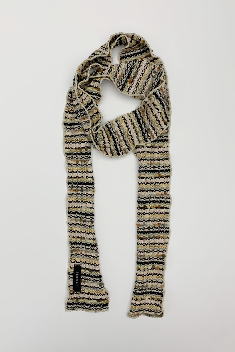 쿠키시 Vintage Knit Winter Muffler (Beige) - 위시버킷