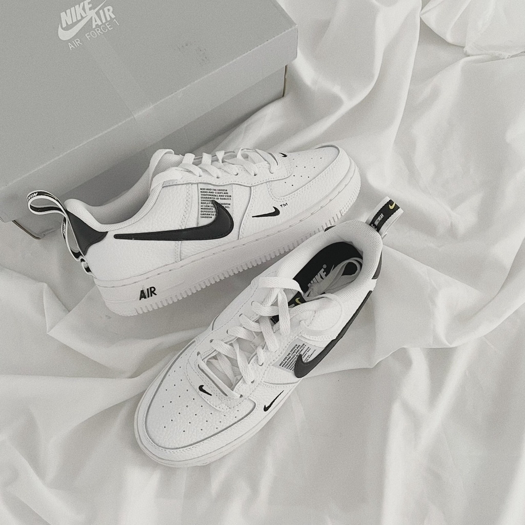 나이키 [나이키] 에어포스1 유틸리티 화이트 블랙 BQ5485-700 [핫딜] [소량재입고] - 위시버킷