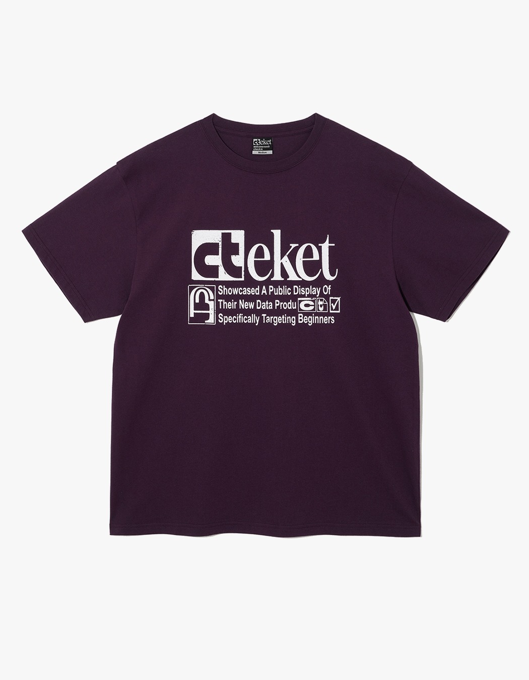 테켓 Plan11 Plan Tee - Purple - 위시버킷