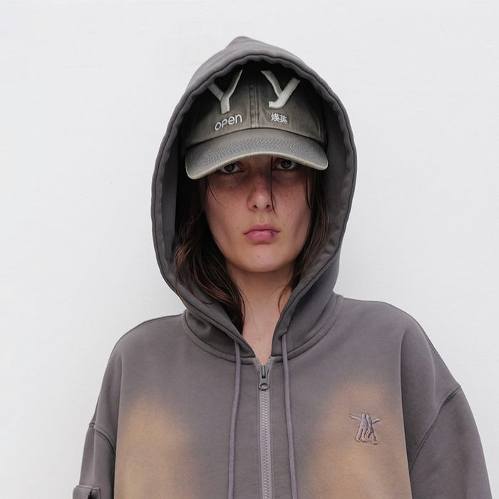 더오픈프로덕트 YY GRADIENT BALL CAP (CHARCOAL) - 위시버킷