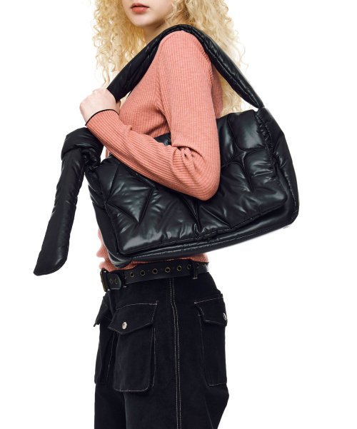 헤레틱 CROSS HERETIC PADDING BAG / black - 위시버킷