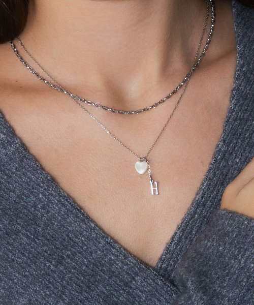 펄리모어 펄리모어(PEARLY MORE) 유어 네임 투 라인 목걸이 - 후기 | 무신사 - 위시버킷