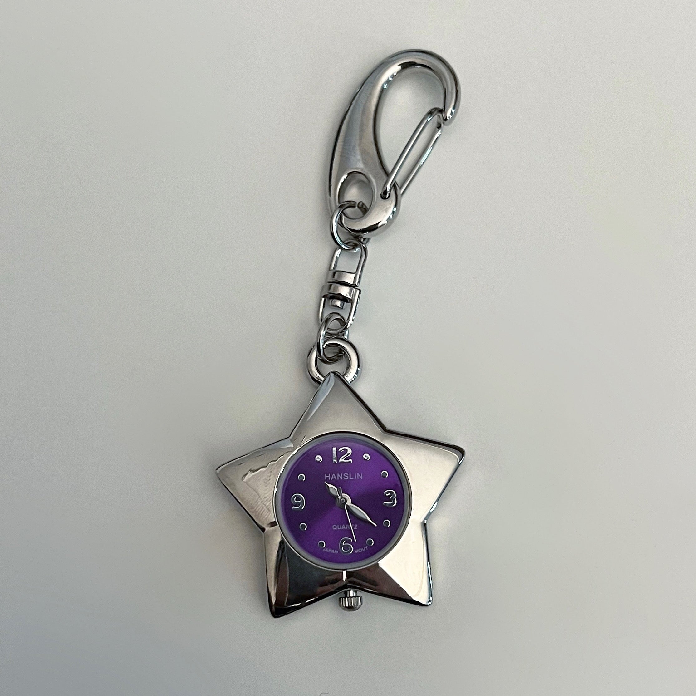 투푸피파 Purple star clock keychain - 위시버킷