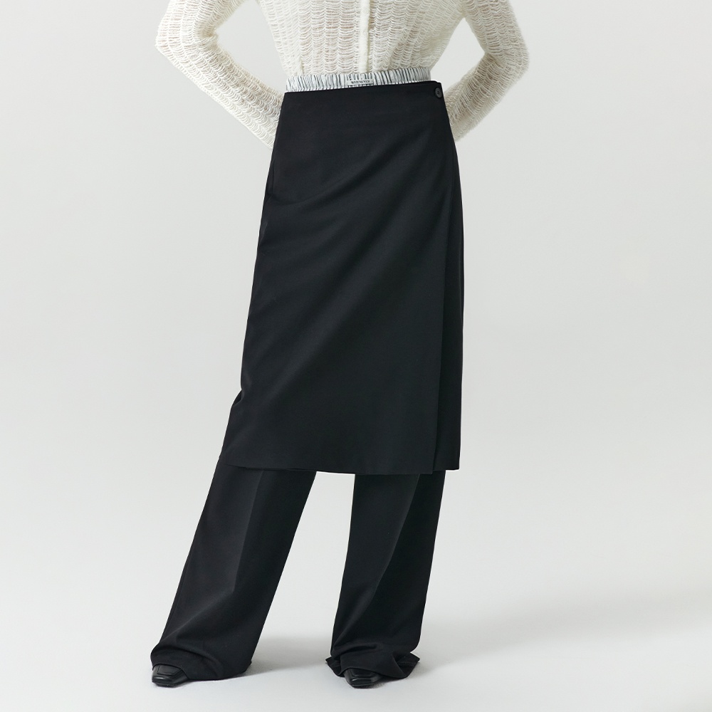 르바 Double Layered Set - Black - 위시버킷