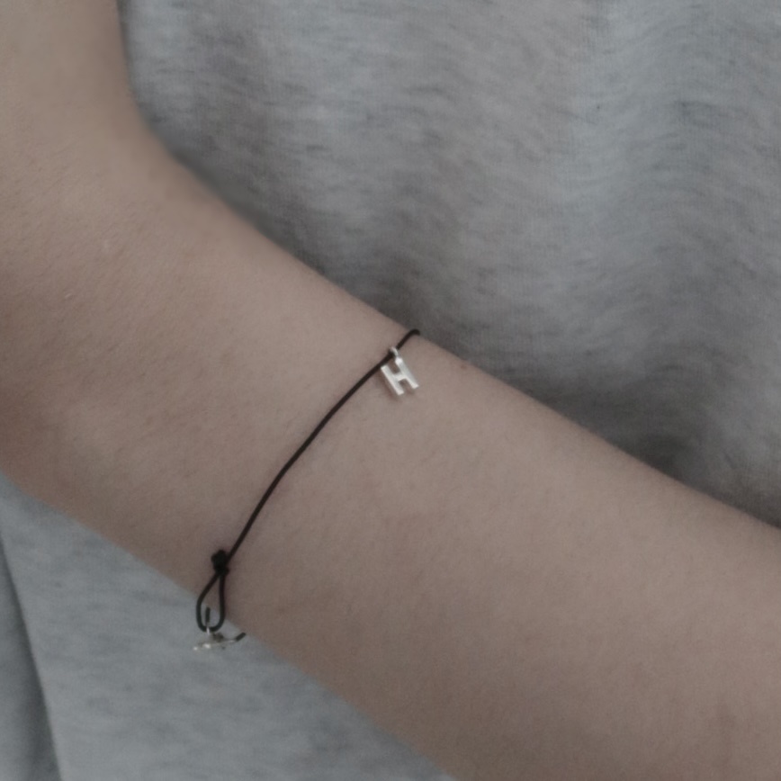 온더 Initial strap bracelet - 위시버킷