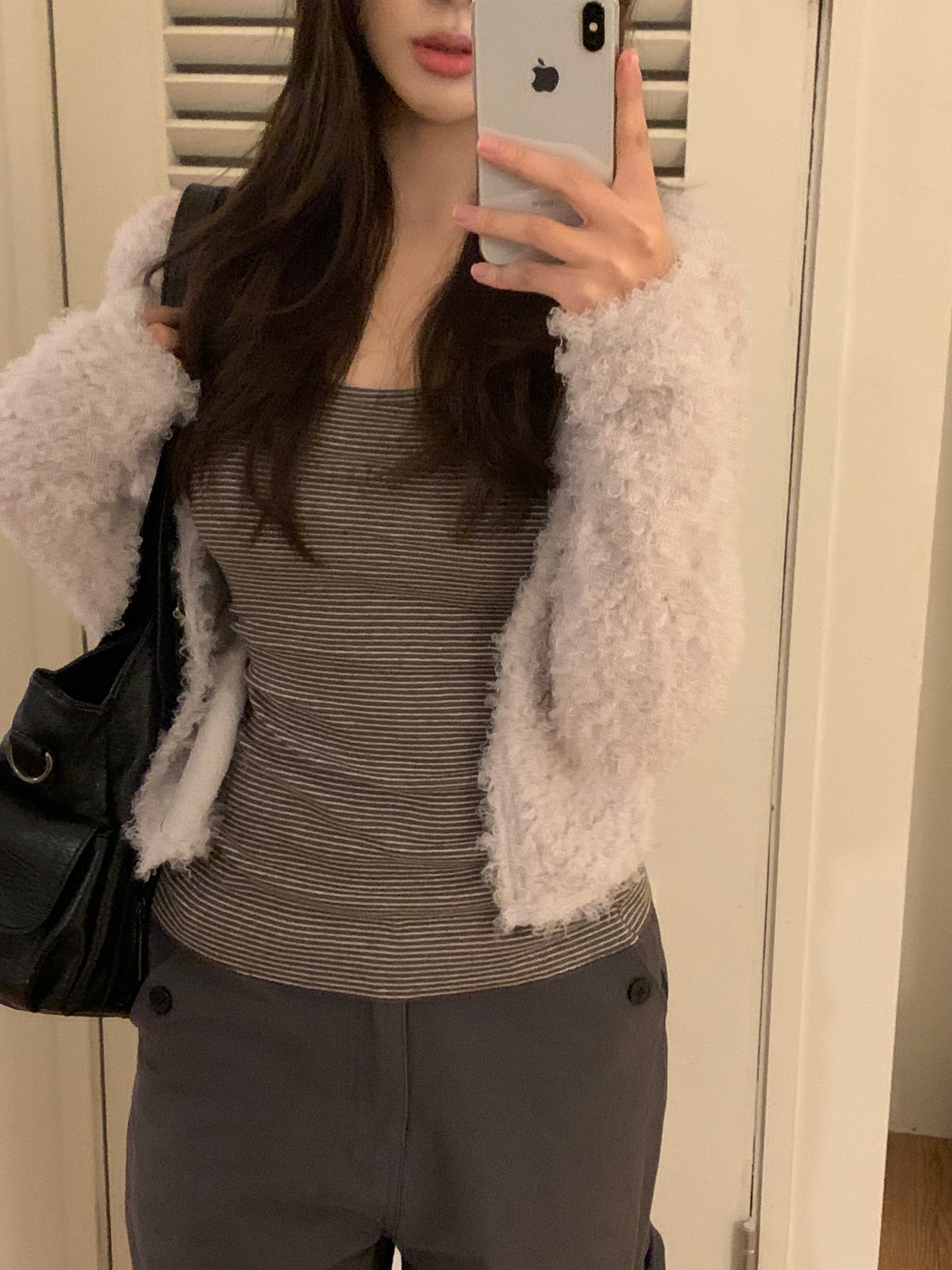 오브더로지 오브더로지 [레이어드/몸매보정] 쇼콜라 홀터넥 나시 스트라이프나시 줄무늬나시 (4col) - 위시버킷