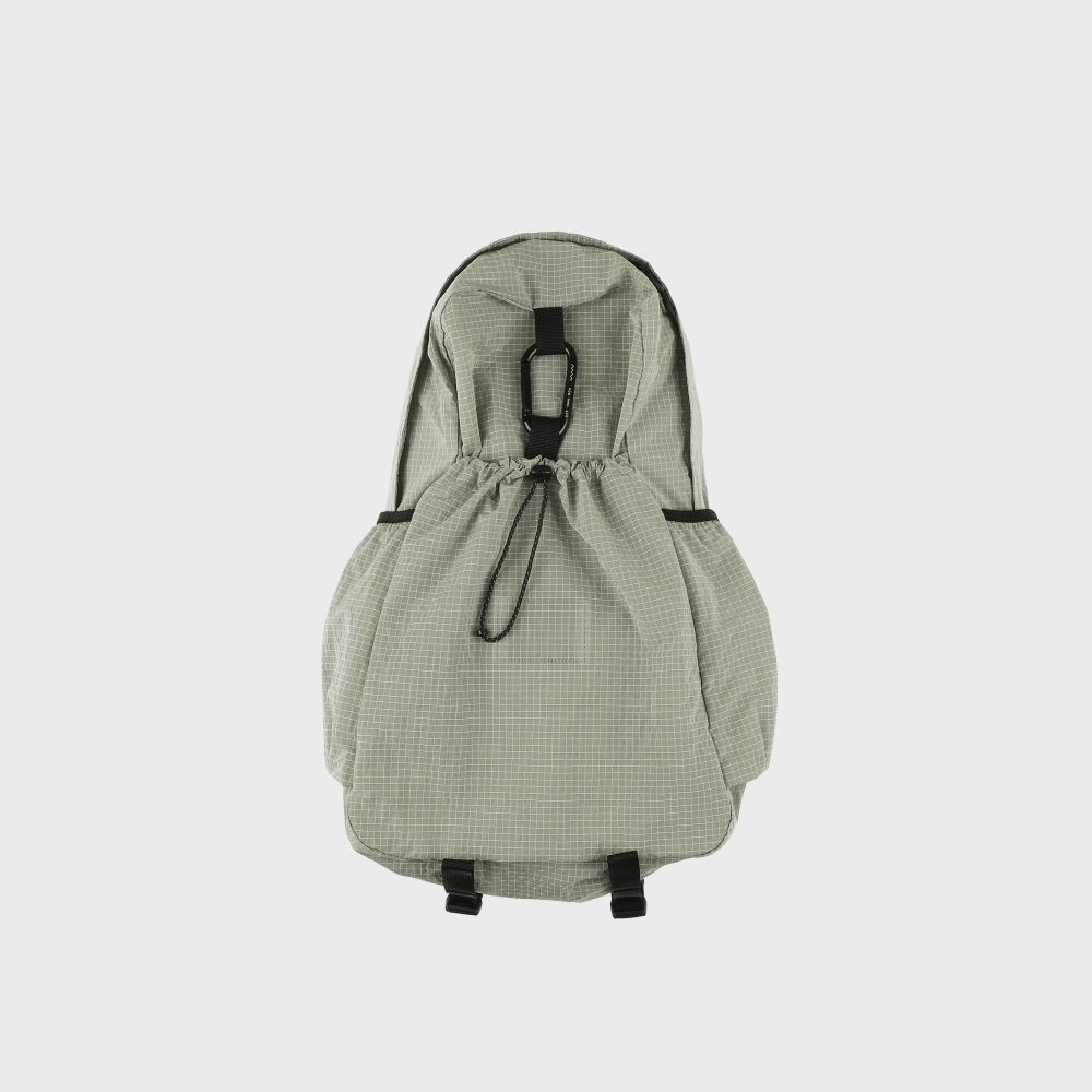 에메모가든 mmo backpack nylon ripple rip / light green - 위시버킷