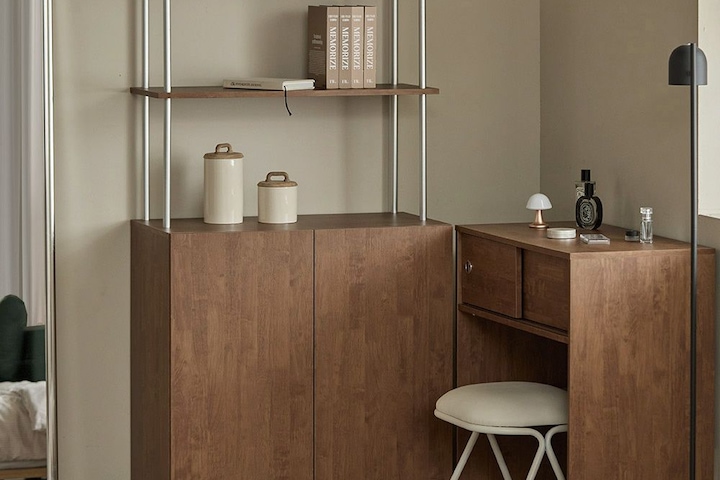 리샘 하리D E0 높은 수납장 800 2colors(선반 추가 선택) - 위시버킷