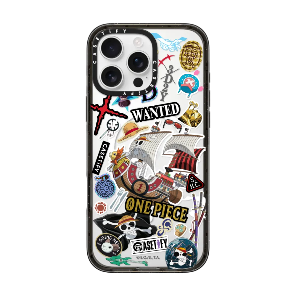 케이스티파이 ONE PIECE 25th Straw Hat Crew Sticker Case - 위시버킷